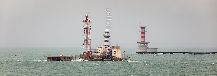Horsburgh Lighthouse and Malaysian Navy Base 이미지 (843553166) - 게티이미지뱅크