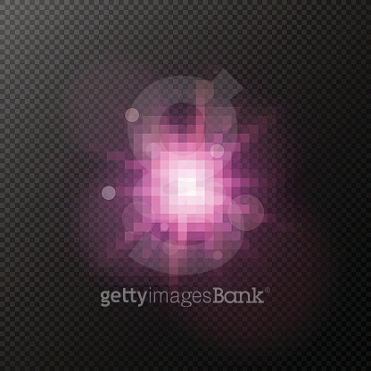 A bright purple flash isolated on a transparent background. Flash ...
