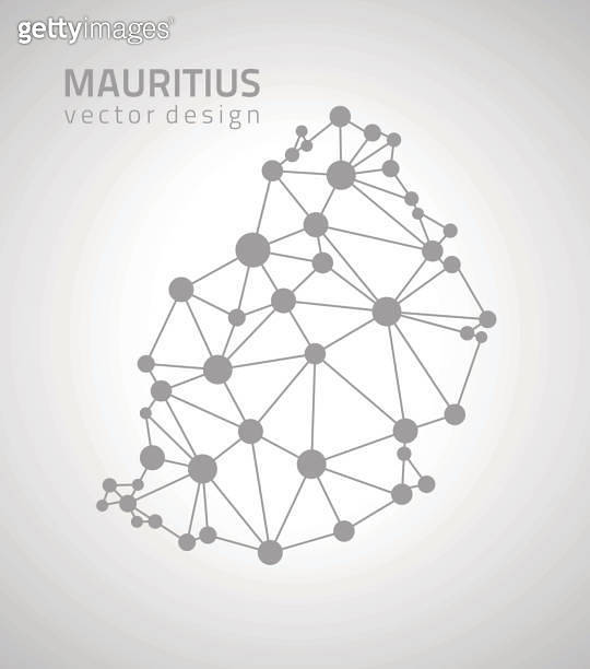 Mauritius grey dot contour vector map (871554750) 일러스트, 무료 일러스트 - 게티이미지뱅크