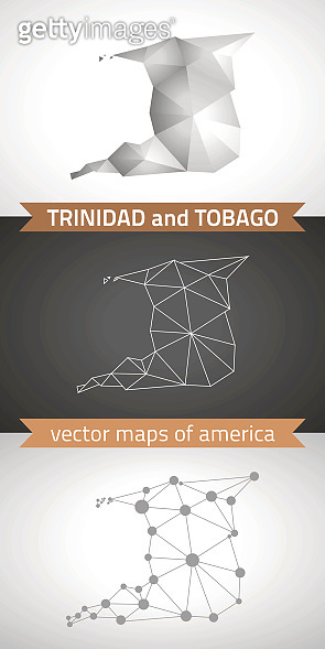 Trinidad and Tobago graphic vector maps of Trinidad and Tobago ...