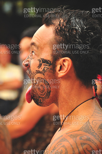 The Haka face 이미지 (849870572) - 게티이미지뱅크