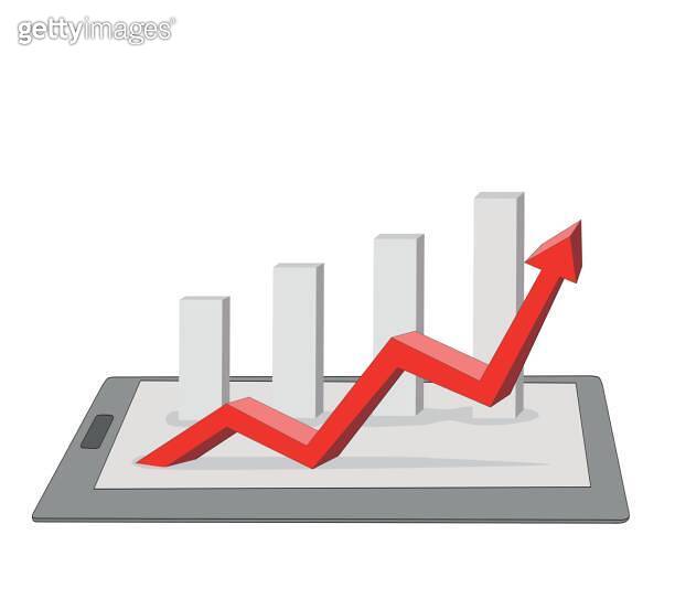 Comparing statistics in business, info-graphics report charts. vector ...