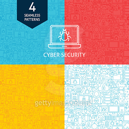 Line Cyber Security Patterns 이미지 (839833772) - 게티이미지뱅크