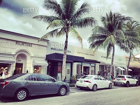 Famous Worth Avenue, shopping street, Palm Beach, USA 이미지 (641118230) - 게티이미지뱅크