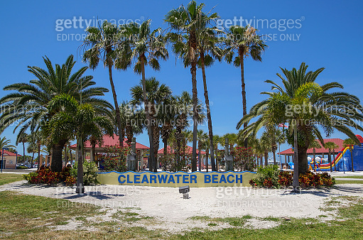 Clearwater Beach Welcome Sign 이미지 (640048850) - 게티이미지뱅크