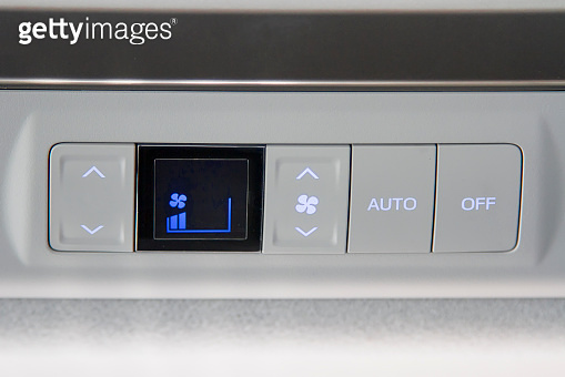 Button to open the air in the car, fan button, auto button (849676092 ...