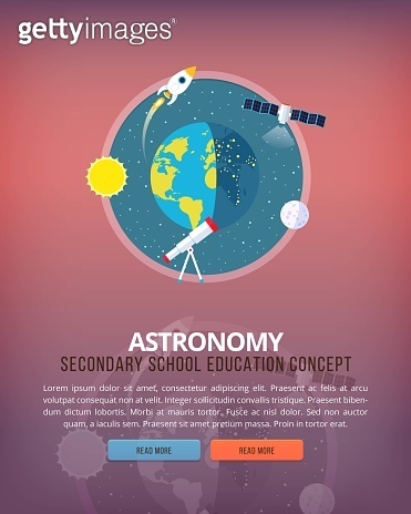 Education and science concept illustrations. Science of Earth and ...