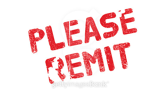 Please Remit rubber stamp 이미지 (681925854) - 게티이미지뱅크