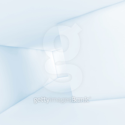 3d empty interior with cube shaped column (827939062) - 게티이미지뱅크