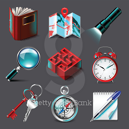 Quest icons vector set 이미지 (656312350) - 게티이미지뱅크