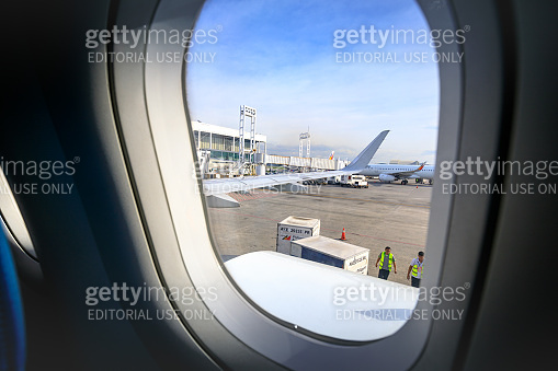 Philippine Airlines (PAL) at NAIA International Airport Terminal 2 view ...