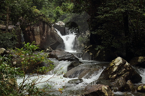 Khao Cha Mao Waterfall in Rayong Thailand (640057162) - 게티이미지뱅크