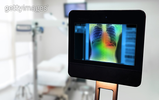 Artificial intelligence in smart healthcare hospital technology concept ...