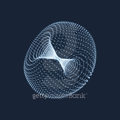 The Torus Consisting of Points. Connection Structure. 3D Grid Design ...