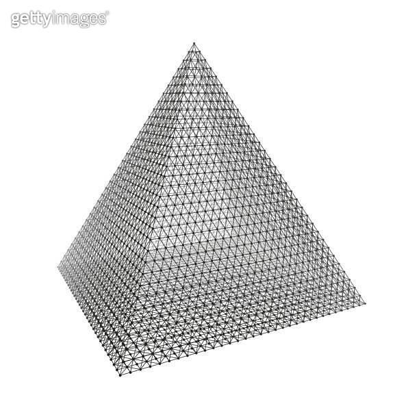 Pyramid. Regular Tetrahedron. Platonic Solid. Regular, Convex ...