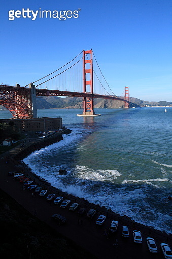 Golden Gate Bridge view from Fort Point 이미지 (895294166) - 게티이미지뱅크