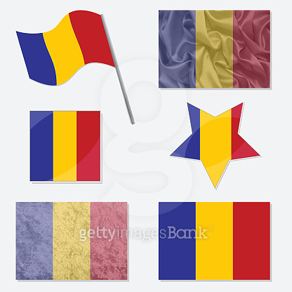 Set with Flags of Romania 이미지 (810583998) - 게티이미지뱅크
