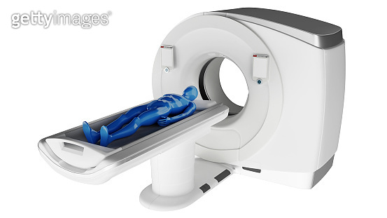 3D CT Medical Scanner with a dummy 이미지 (861987686) - 게티이미지뱅크
