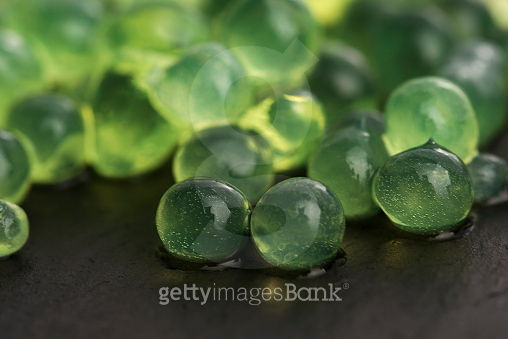 mint caviar, molecular gastronomy (805183076) - 게티이미지뱅크