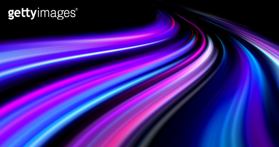 Colorful abstract radiant flash. Explosion hyper acceleration race for ...