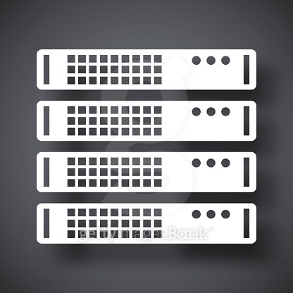 Vector server rack icon (803686746) 일러스트, 무료 일러스트, 아이콘, 무료 아이콘 - 게티이미지뱅크