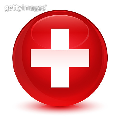 Plus icon glassy red round button (813765554) 일러스트, 무료 일러스트, 아이콘, 무료 ...
