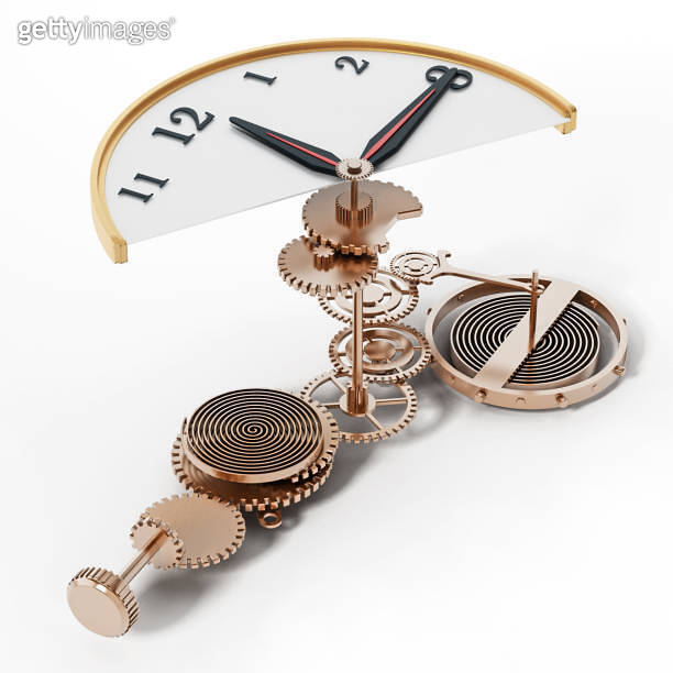 Analogue clock structural mechanism 이미지 (696574144) - 게티이미지뱅크