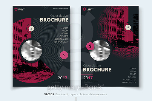 Brochure design. Corporate business report cover, brochure or flyer ...