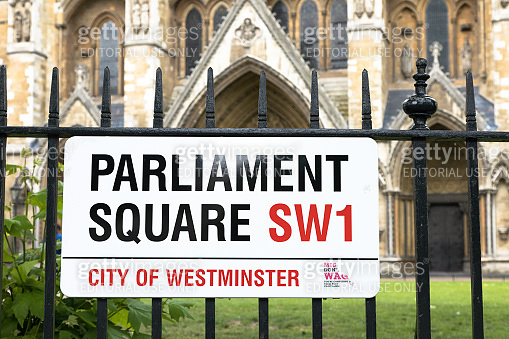 Parliament Square street sign 이미지 (697489088) - 게티이미지뱅크