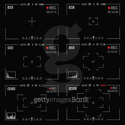 Rec camera viewfinder set 이미지 (643043114) - 게티이미지뱅크