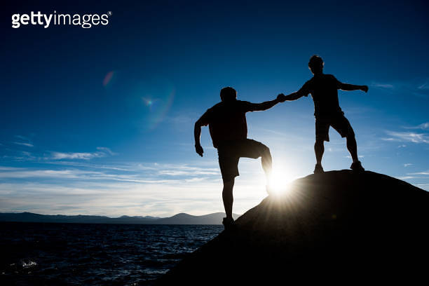 Helping hands over Lake Tahoe, California 이미지 (680199128) - 게티이미지뱅크