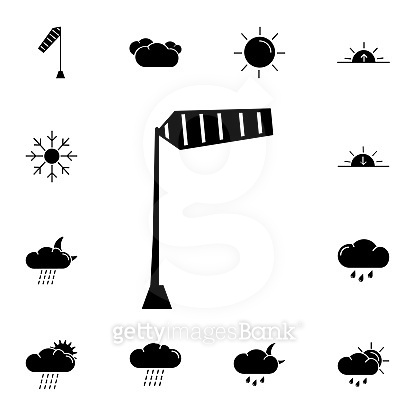 Windsock strong breeze icon. Set of weather sign icons. Web Icons ...