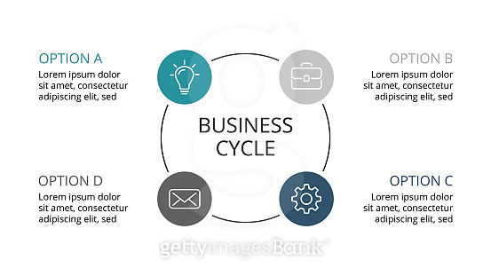 Vector circle infographic, cycle diagram, graph, presentation chart ...