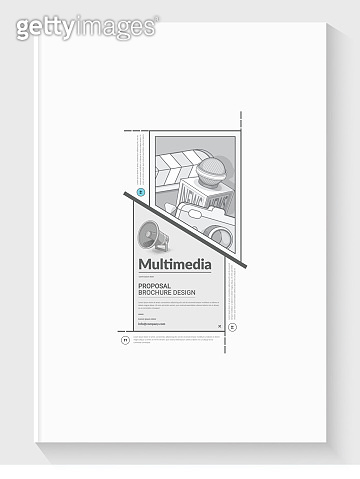Multimedia Book Cover Layout 이미지 (845099176) - 게티이미지뱅크