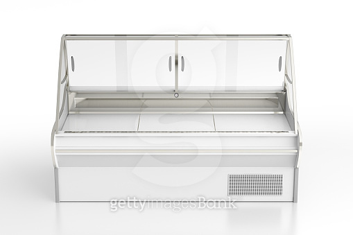 Empty refrigerator display showcase 이미지 (655793530) - 게티이미지뱅크