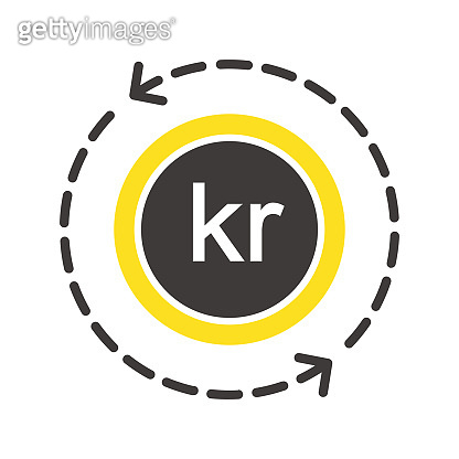 Sweden Krona SEK money. Trade arrow coin Vector illustration image 이미지 ...