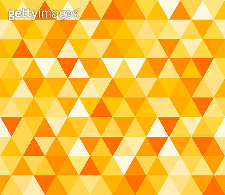 Amber yellow triangular seamless pattern. Geometric vector background ...