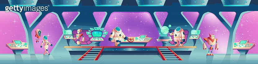 Vector alien spaceship orlop, cockpit with helm 이미지 (998947506) - 게티이미지뱅크