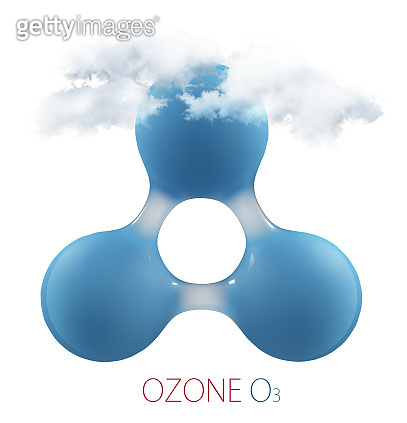O3 ozone 3d molecule isolated on white 이미지 (1058250884) - 게티이미지뱅크