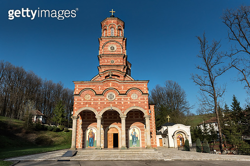 Monastery Djunis with the Church of Mother of God's Shroud, Serbia 이미지 ...