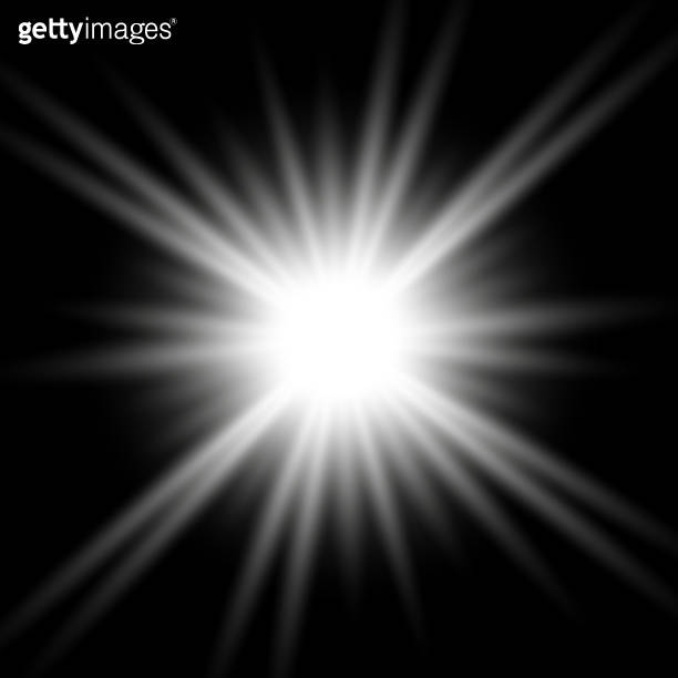 Shining star on transparent background, white color 이미지 (1018649168) - 게티이미지뱅크