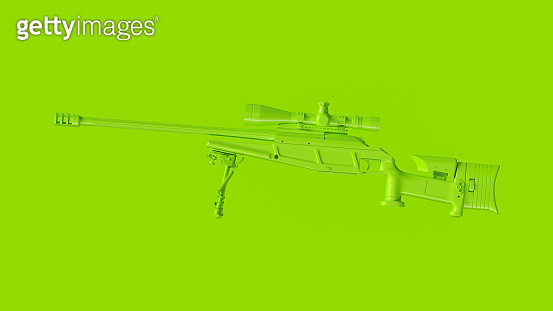Lime Green Sniper Rifle 이미지 (1085368838) - 게티이미지뱅크