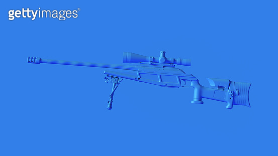 Blue Sniper Rifle 이미지 (1085684046) - 게티이미지뱅크