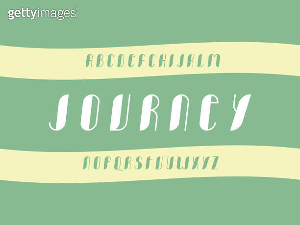 Journey cursive font. Vector alphabet 이미지 (1018682758) - 게티이미지뱅크