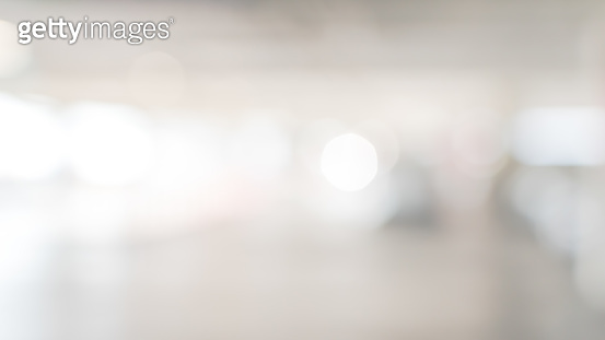 Parking garage blur abstract background with blurry building interior ...