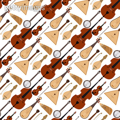 Stringed dreamed musical instruments classical orchestra art sound tool ...