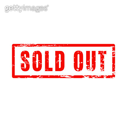 Sold out red square grunge textured rubber stamp seal. Out of stock ...