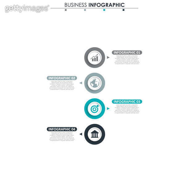 Business data. Process chart. Abstract elements of graph, diagram with ...