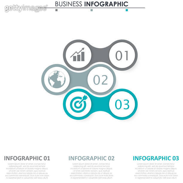 Business data. Process chart. Abstract elements of graph, diagram with ...