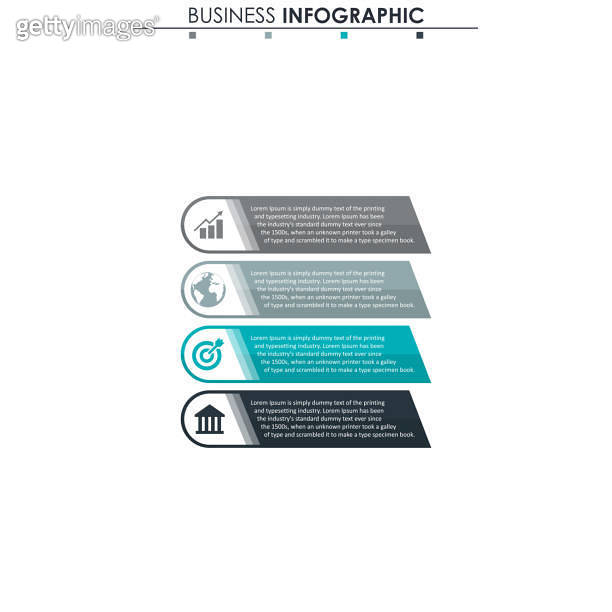Business data. Process chart. Abstract elements of graph, diagram with ...
